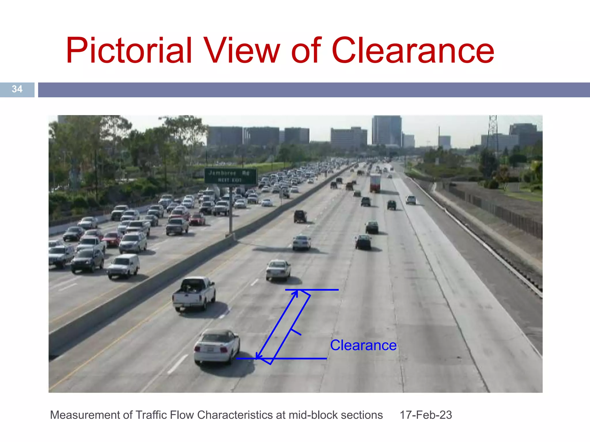 Measurement of Traffic Flow Characteristics at mid-block sections ...