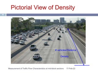 Measurement of Traffic Flow Characteristics at mid-block sections ...