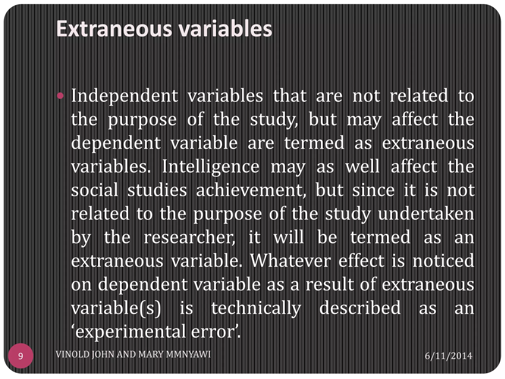 Measurement of variables IN RESEARCH | PPTX