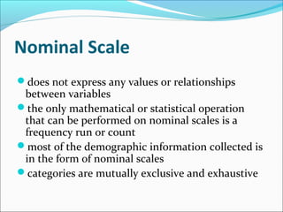 Measurement of variable& scaling | PPT