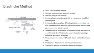 Measurement of VoD of explosives.pptx
