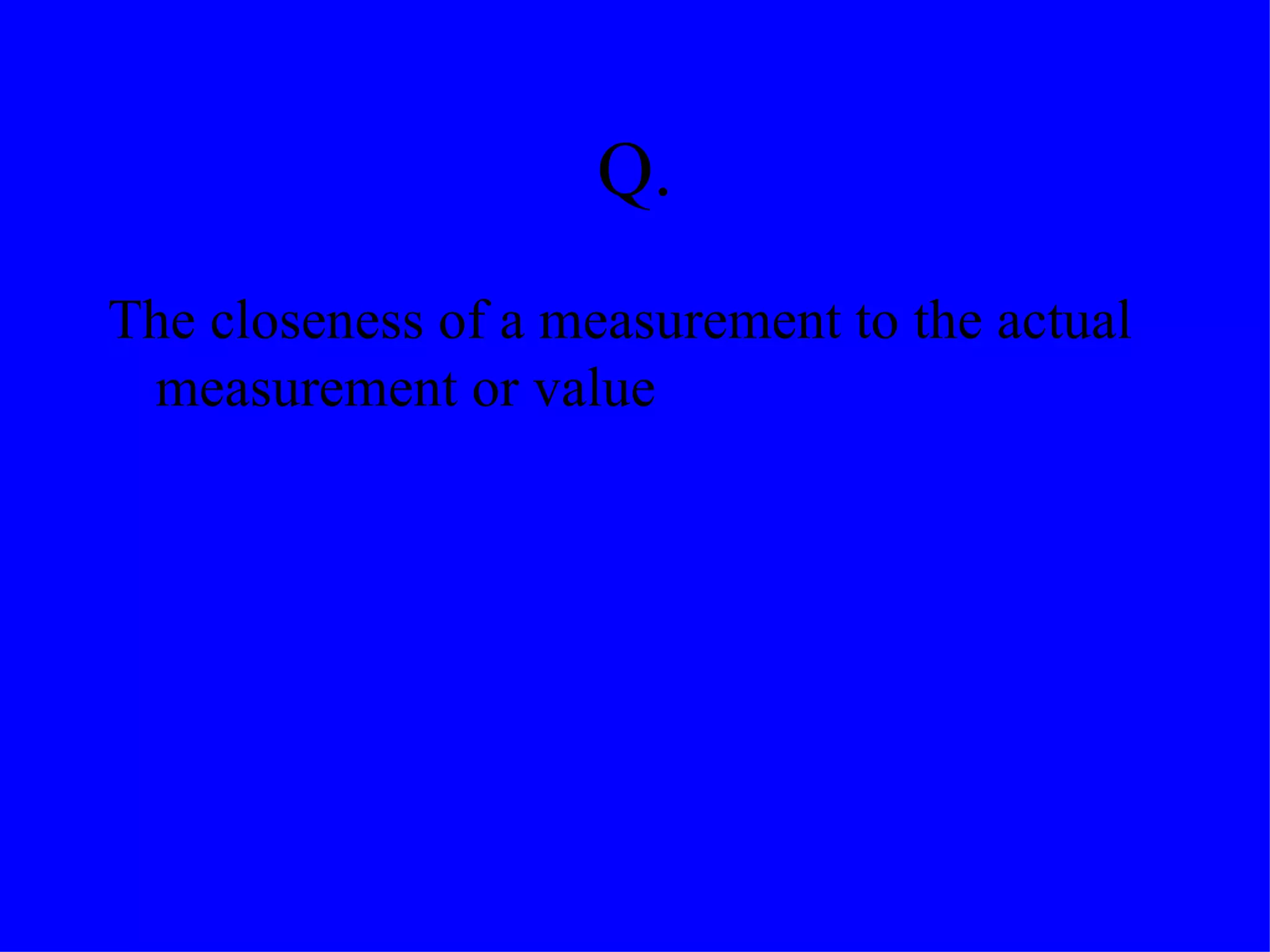 Measurement Vocab | PPT