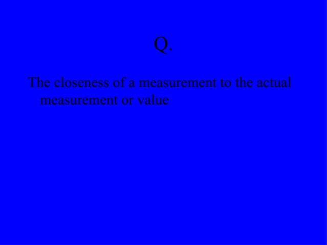Measurement Vocab | PPT | Physics | Science