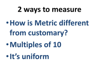 Measurement Review | PPTX
