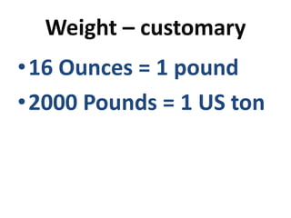 Measurement Review | PPTX