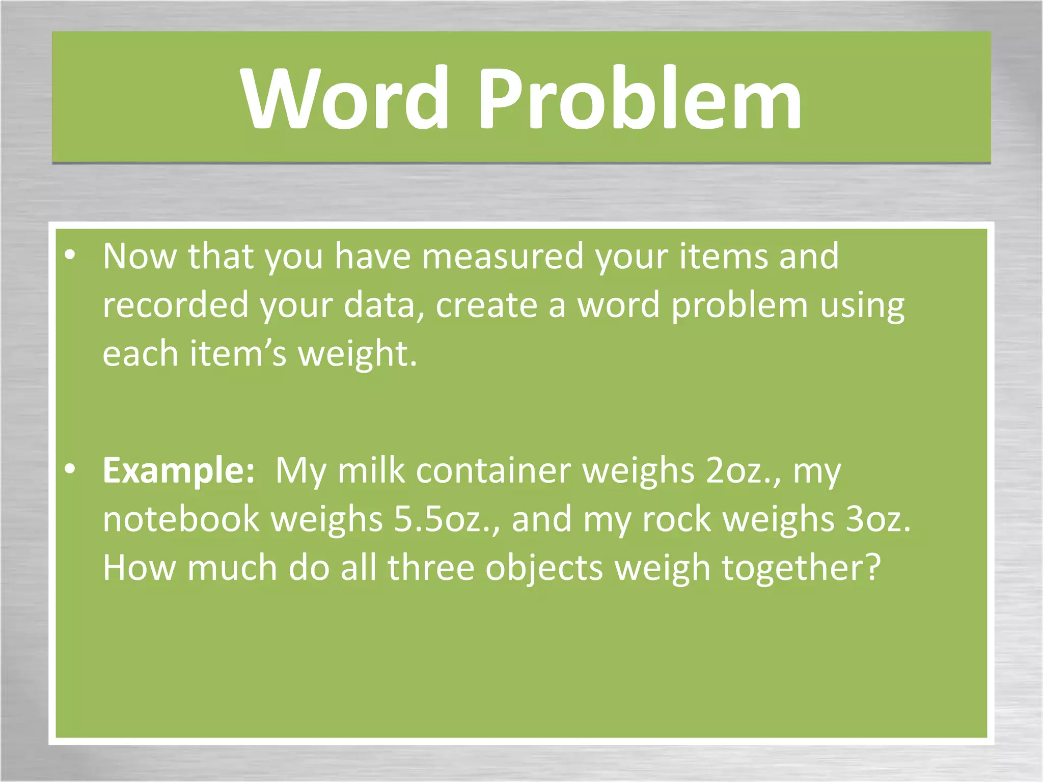 3rd Grade Measurement | PPTX