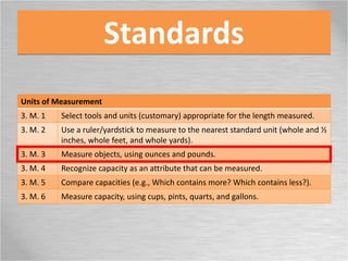 3rd Grade Measurement | PPTX