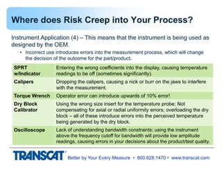 Measurement risk and the impact on your processes | PPTX | Business ...