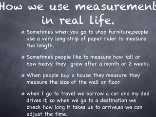 Measurements | PPT