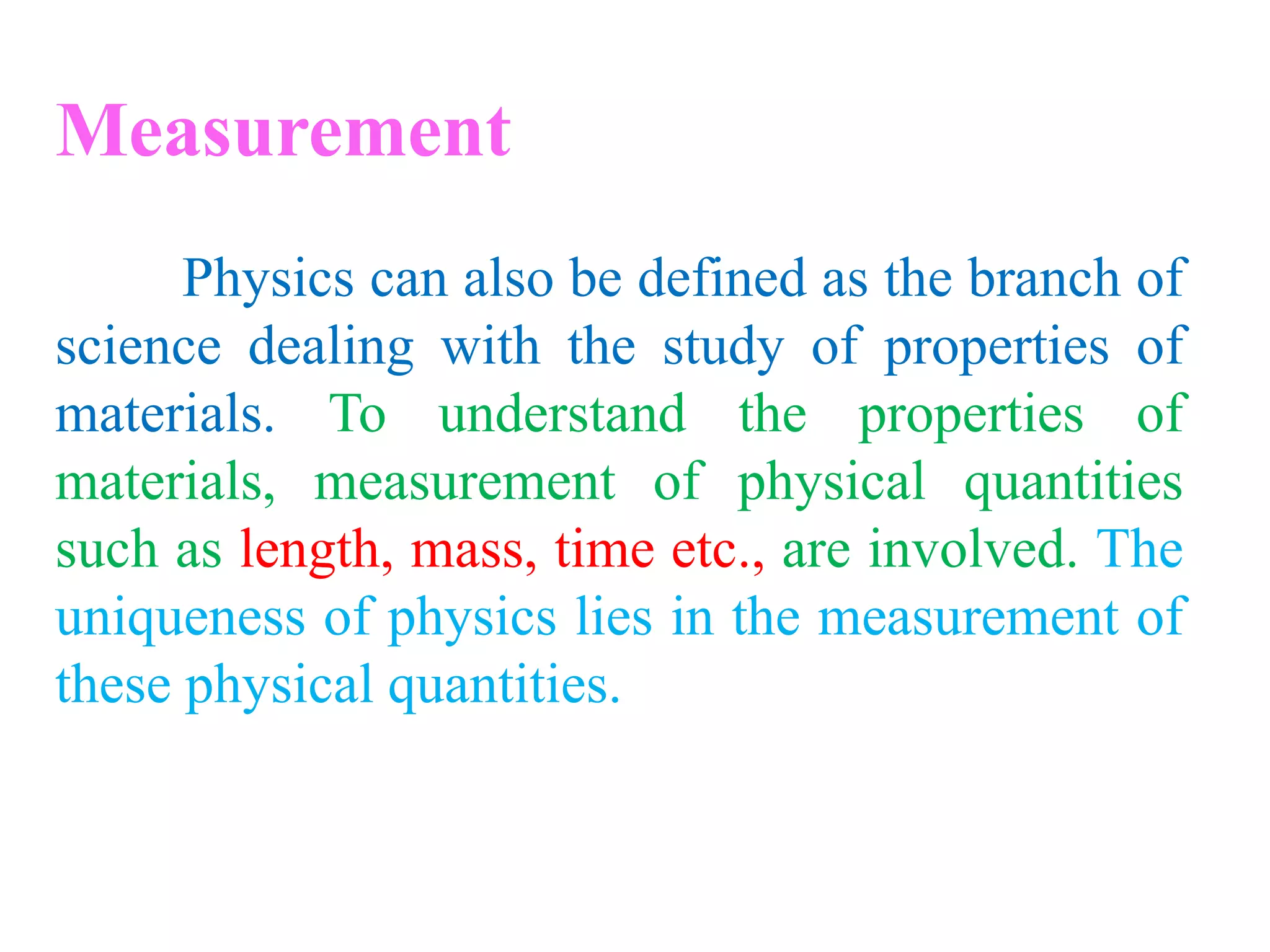 Measurements | PPTX