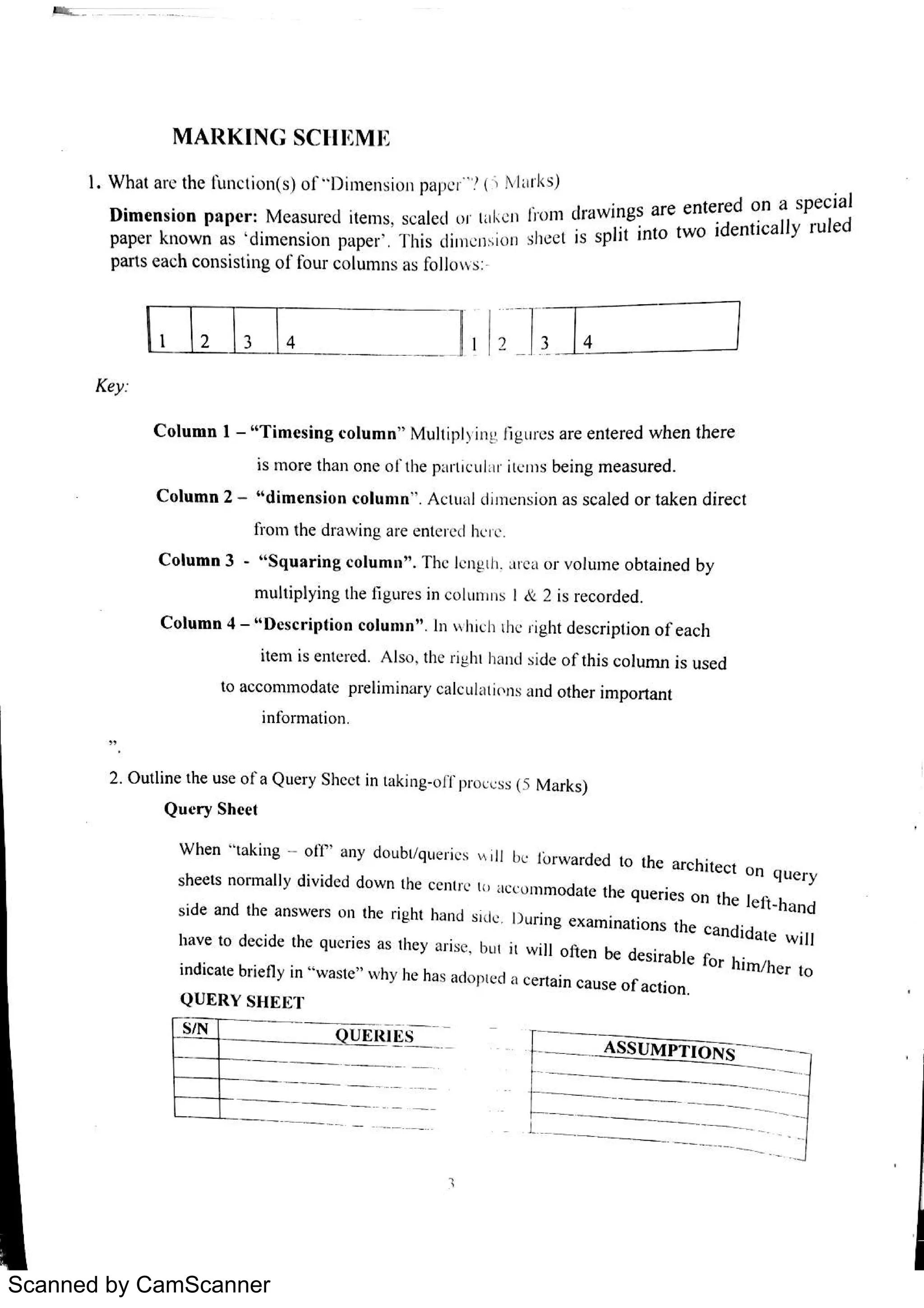 measurement question with answer second year | PDF
