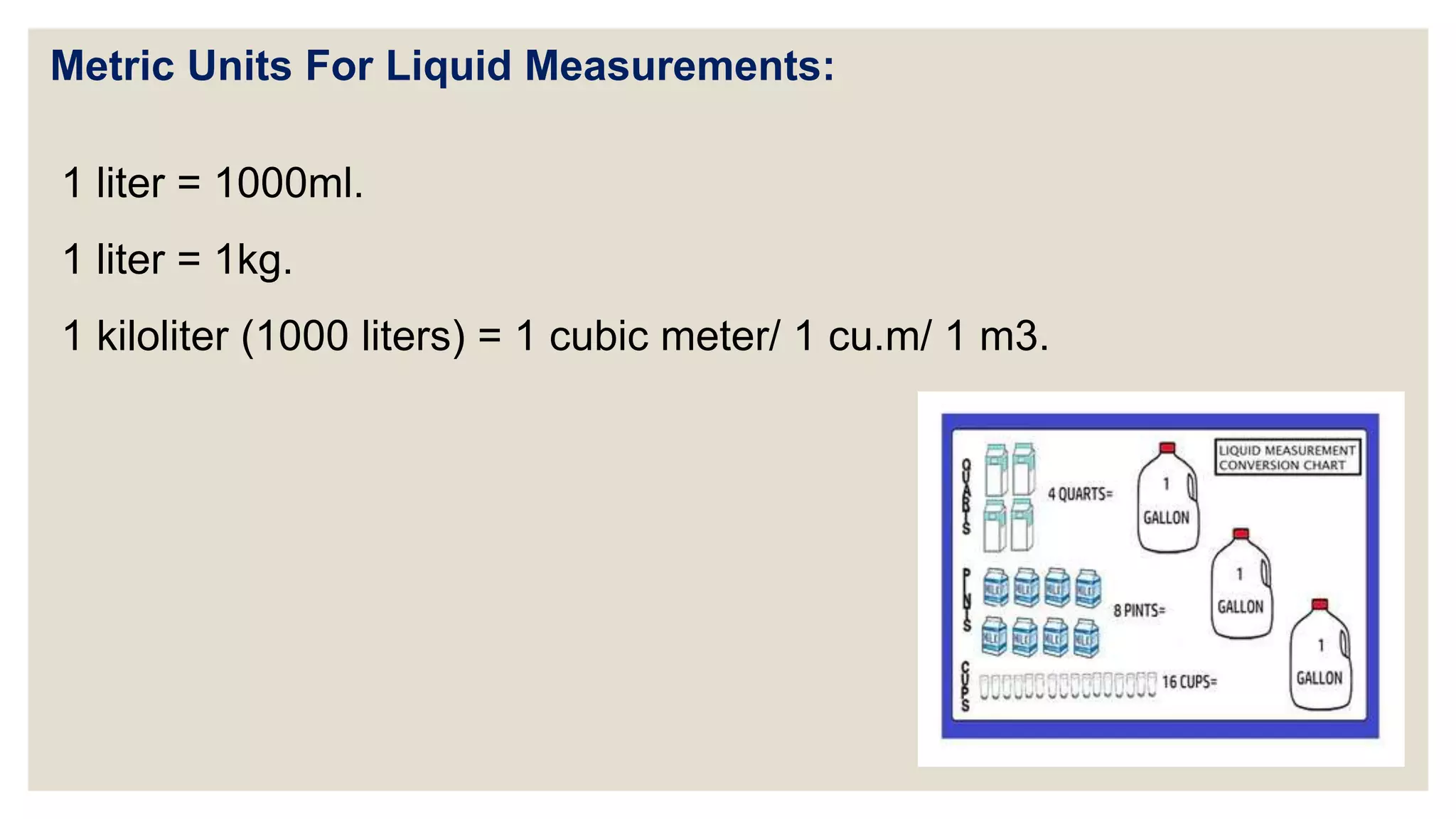 Measurements - English for Civil Engineering | PPTX