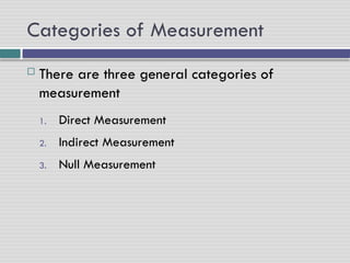 Measurements and its types. Standards and data types | PPTX