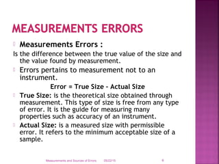 Measurements and-sources-of-errors1 | PPT