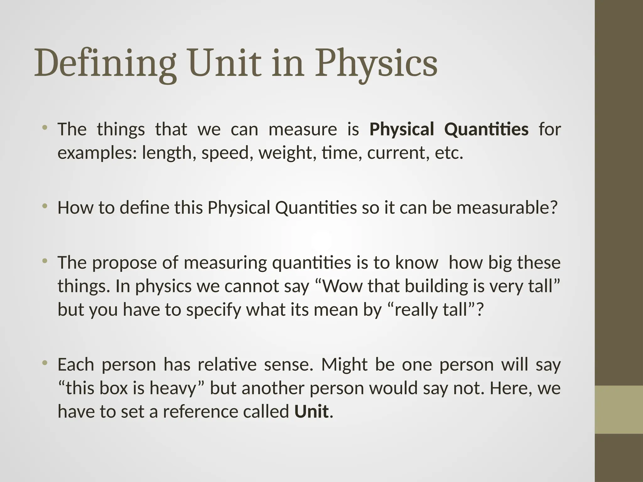Measurements, units and Uncertainty in physics | PPTX