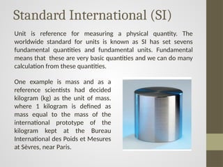 Measurements, units and Uncertainty in physics | PPT