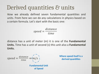 Measurements, units and Uncertainty in physics | PPTX