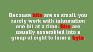 Measurements and Calculation Byte | PDF