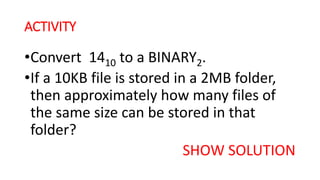 Measurements and Calculation Byte | PDF