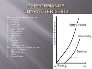 Measurements and instrumentation unit 1 | PPTX