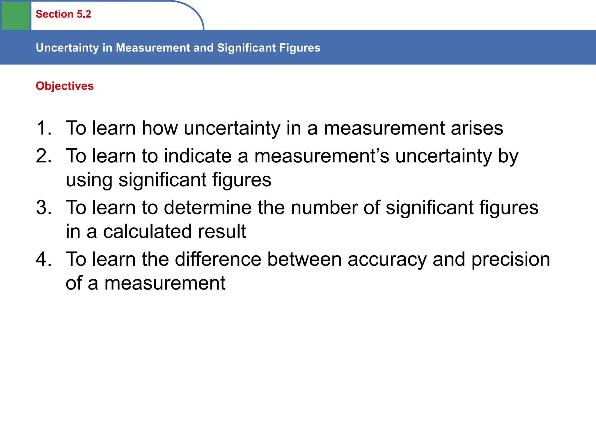 Measurements and significant figures - chemistry | PPTX