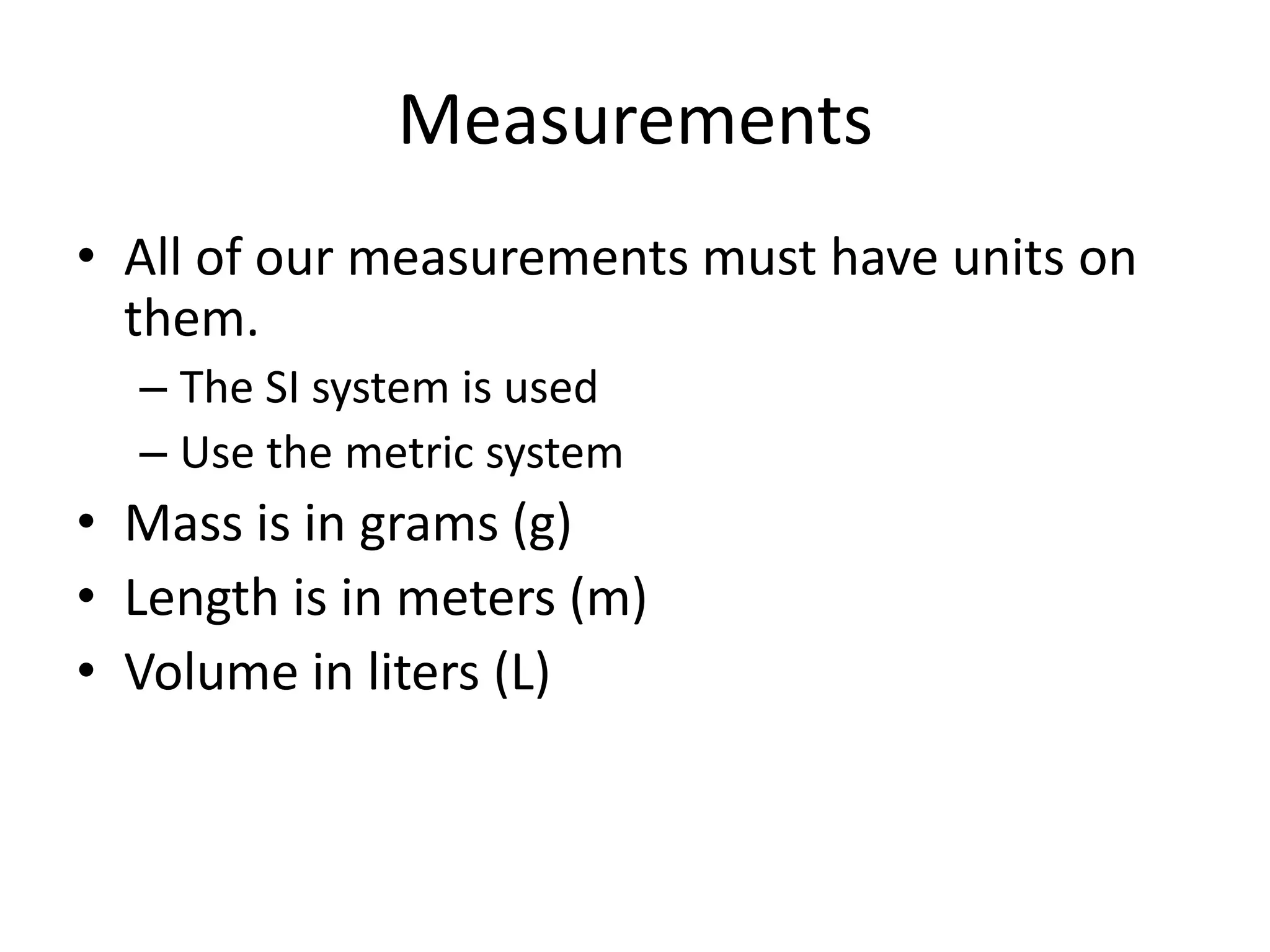 Measurements And Sig Figs | PPTX