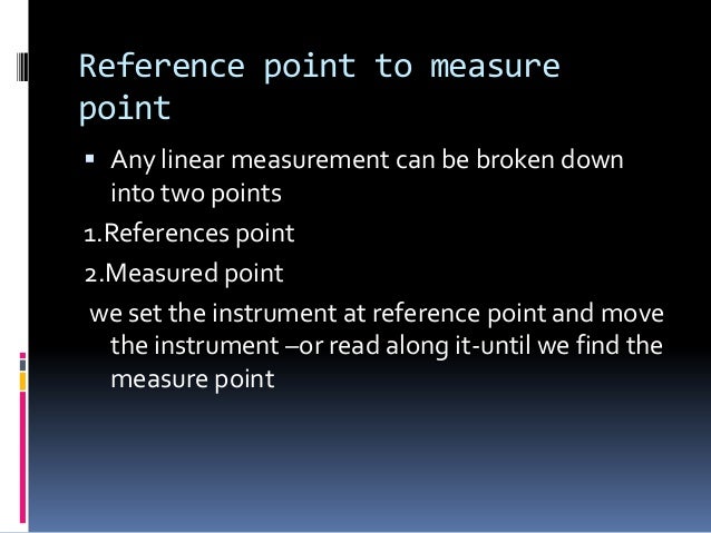 Measurements and steel rules