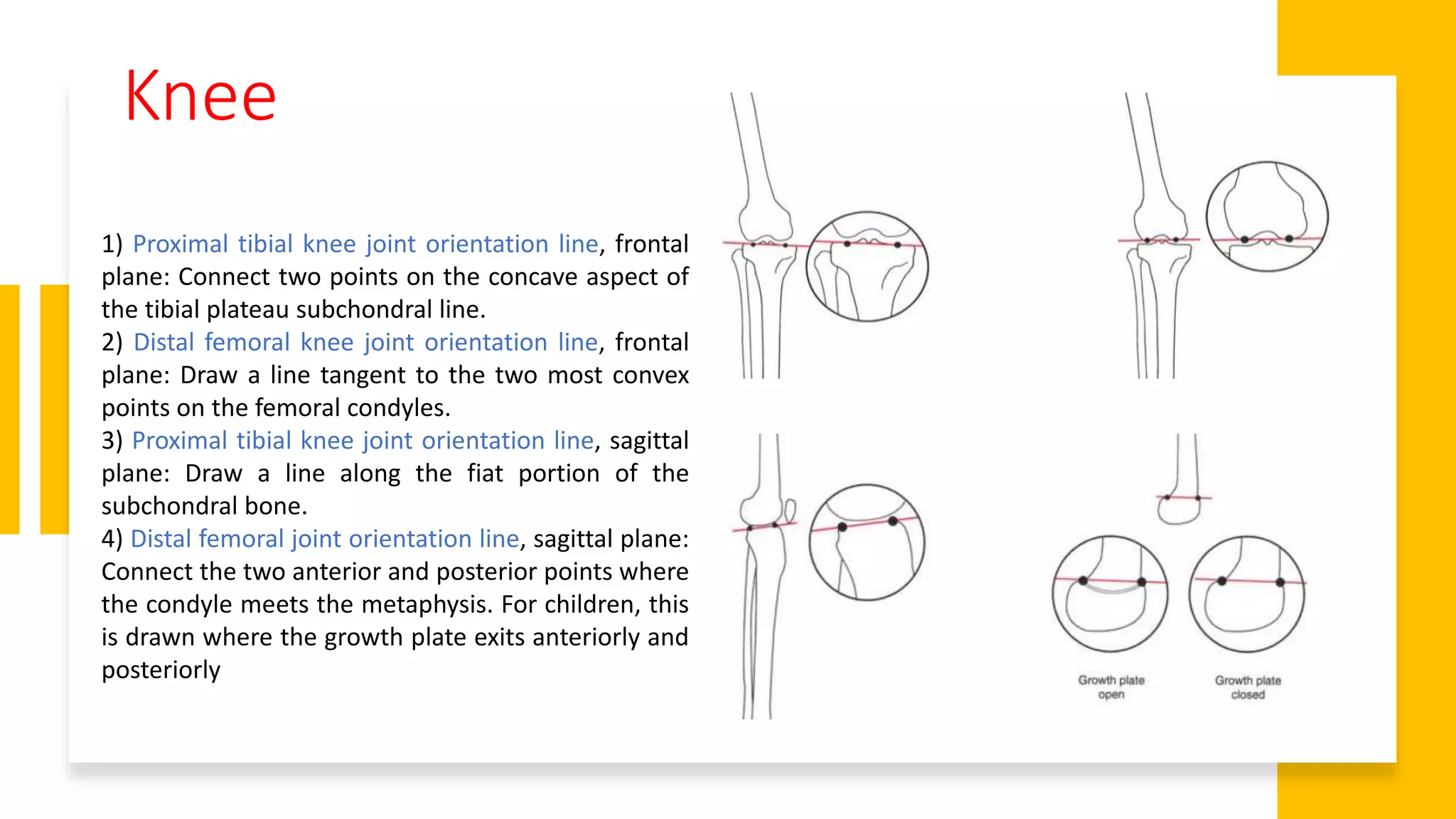 Measurements around knee | PPTX