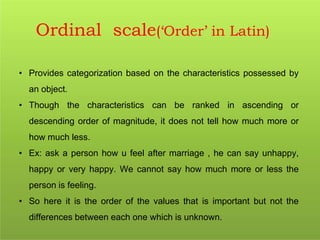 scales of measurment | PPTX