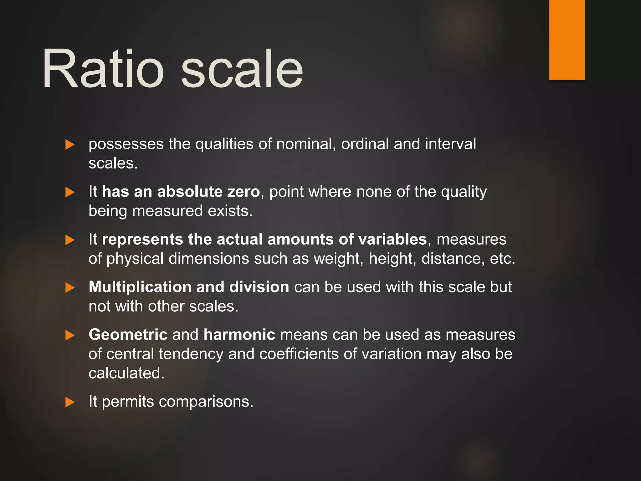 Measurement scales | PPTX