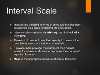 Measurement scales | PPTX