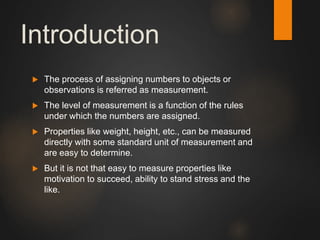 Measurement scales | PPTX
