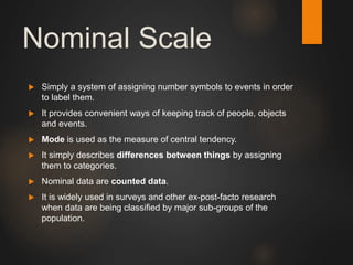 Measurement scales | PPTX