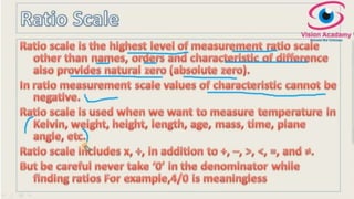 Measurement Scales In Statistics | PPTX