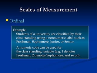 Statistics for business and economics Measurement scales.ppt