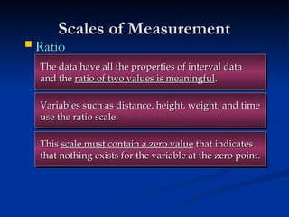 Statistics for business and economics Measurement scales.ppt