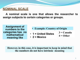 Measurement Scales in Research | PPTX