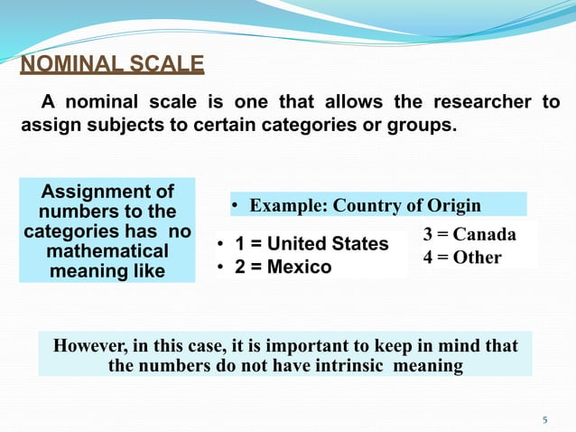 Measurement Scales in Research | PPTX