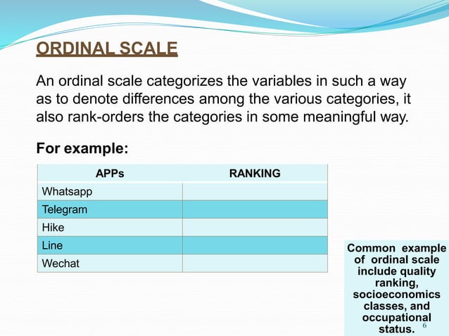 Measurement Scales in Research | PPTX
