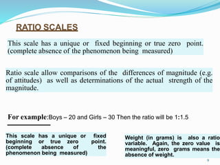 Measurement Scales in Research | PPTX