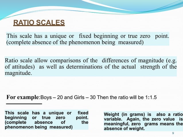 Measurement Scales in Research | PPTX