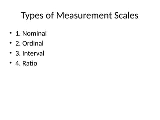 Measurement_Scales_Undergraduate ordinal | PPTX