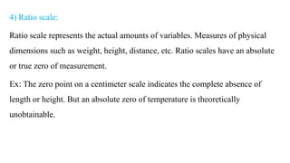 Measurement & Scaling for research related | PPT