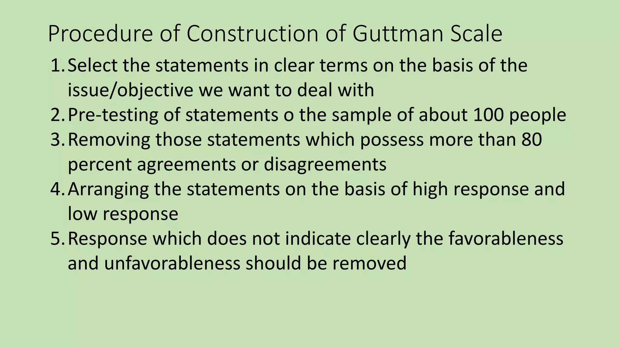 Measurement, scaling and sampling | PPTX