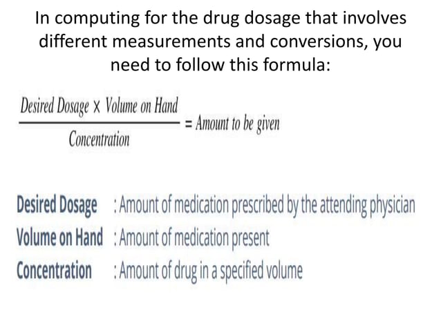 MEASUREMENTS & CONVERSION caregiving.pptx | Pharmaceutical Drugs ...
