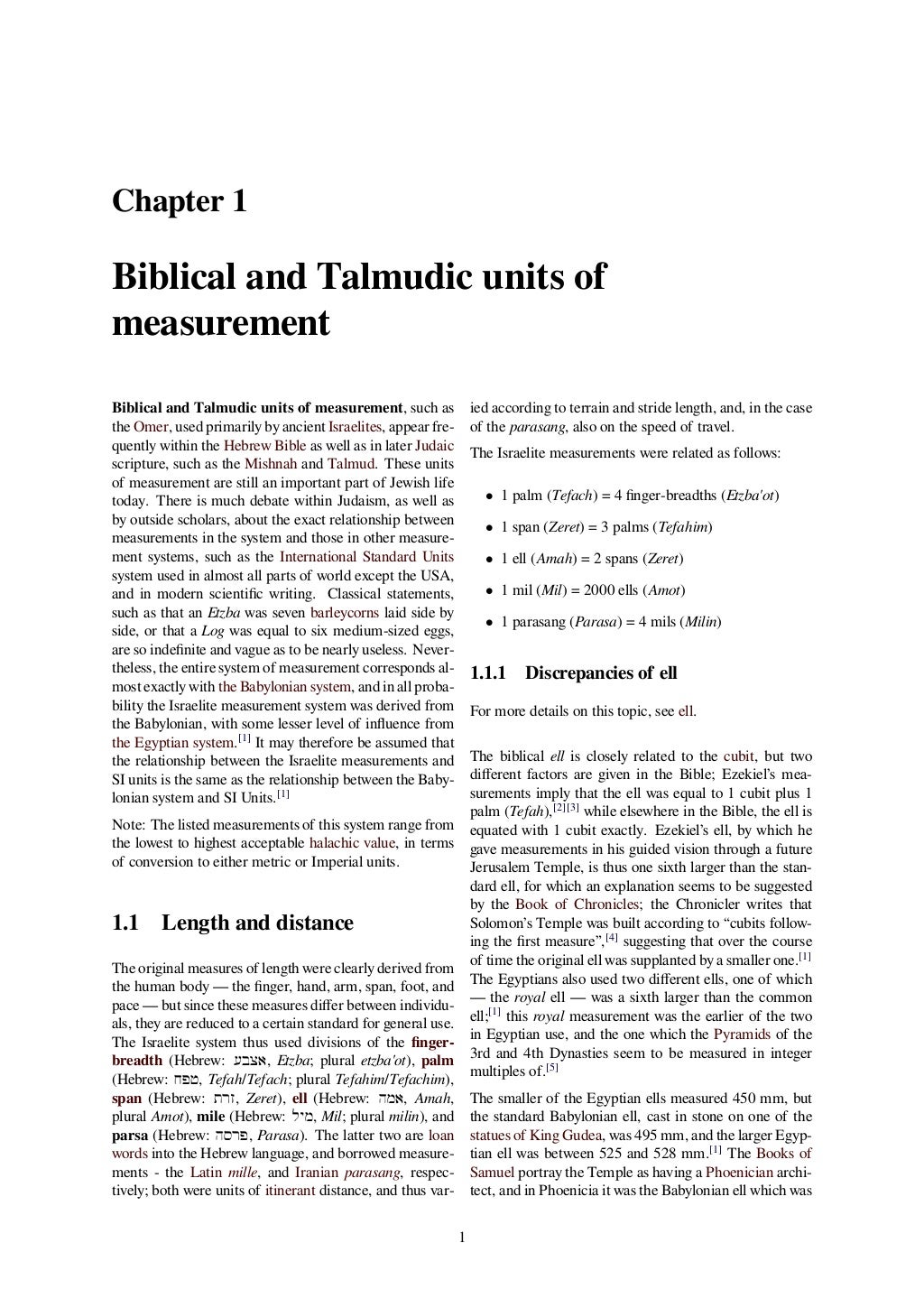 Measurements in the Bible Biblical Units of Measurements and Chronolo…