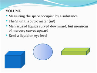 Measurements, length, area and volume | PPT