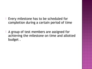 Measurements &milestones for monitoring and controlling | PPT