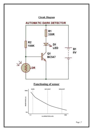 A Measurements Project on Light Detection sensor | DOCX