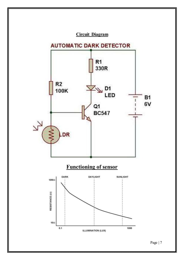 A Measurements Project on Light Detection sensor | DOCX | Computer ...